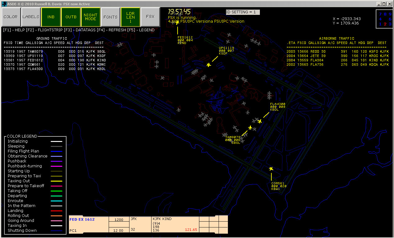 ASDE-X Airport Situational Display Enhancement for FSX by Thrill-Rider ...