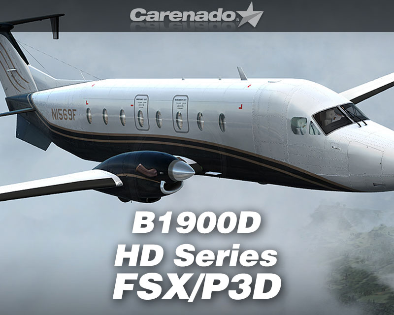 Beechcraft B1900D HD Series for FSX/P3D by Carenado