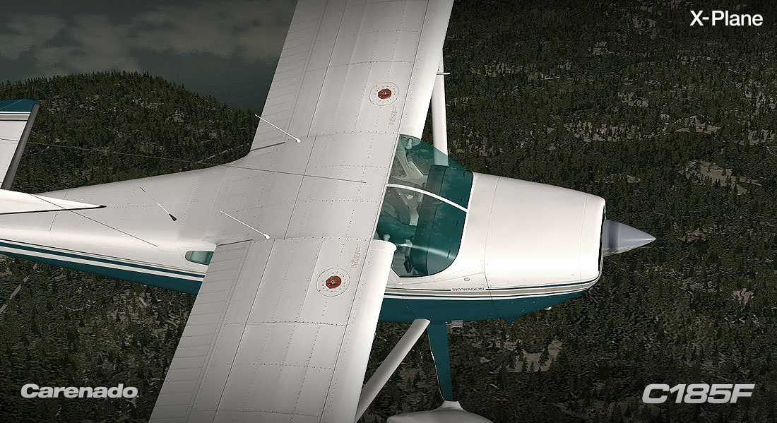 Cessna C185F Skywagon for X-Plane by Carenado