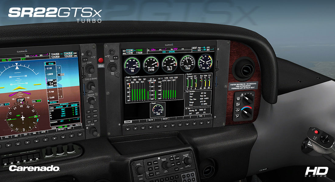 Cirrus SR22 GTSX Turbo HD Series for FSX/P3D by Carenado
