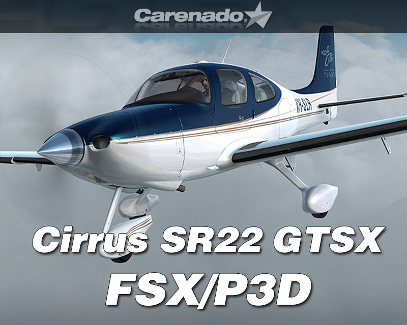 Cirrus SR22 GTSX Turbo HD Series for FSX/P3D by Carenado