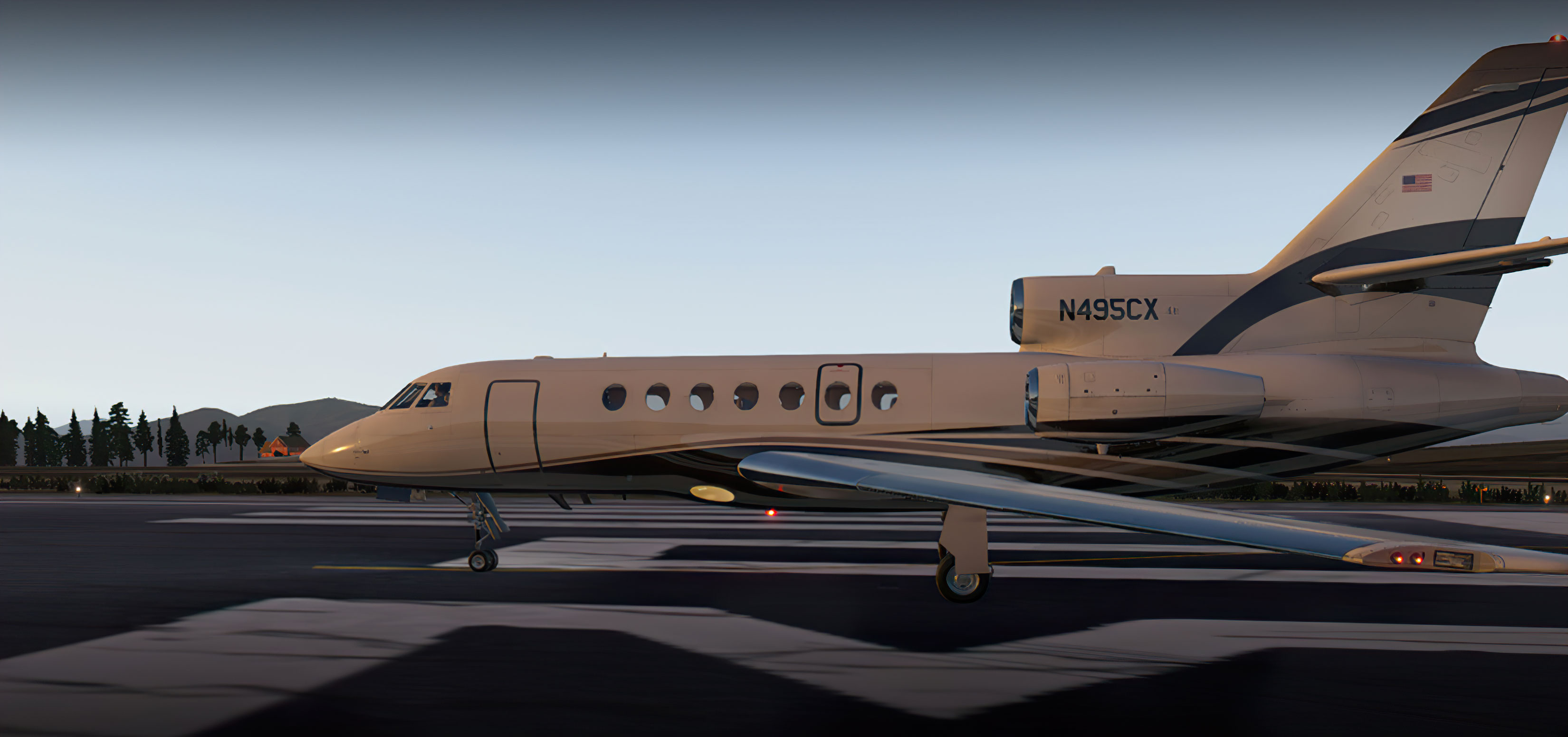 Dassault Falcon 50EX for X-Plane by Carenado