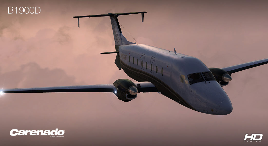 Beechcraft B1900D HD Series for FSX/P3D by Carenado