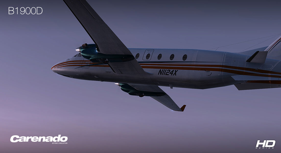 Beechcraft B1900D HD Series for FSX/P3D by Carenado