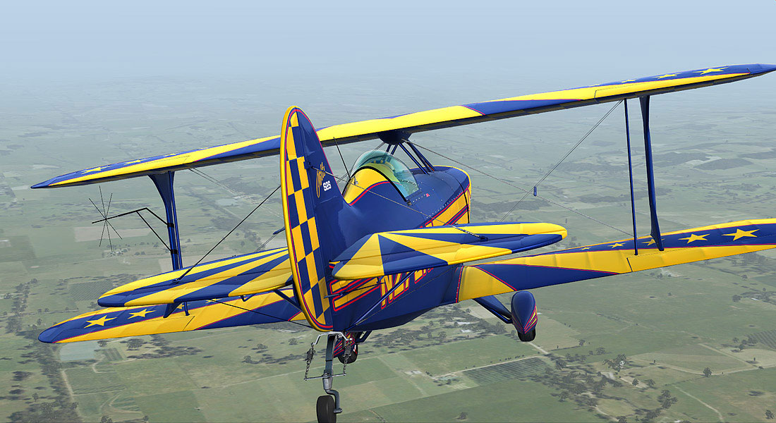 Pitts S-2S for FSX/Prepar3D by Alabeo