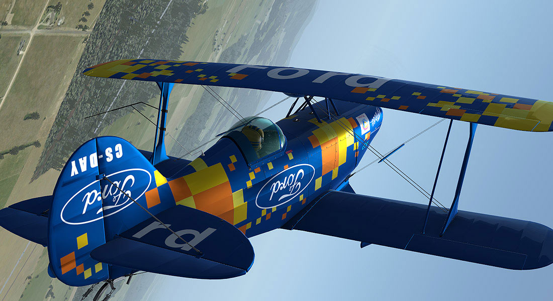 Pitts S-2S for FSX/Prepar3D by Alabeo