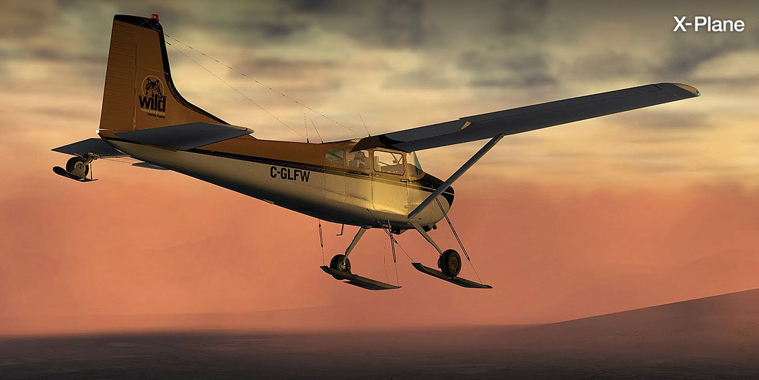 Cessna C185F Skywagon Bush Extension Pack for X-Plane by Carenado