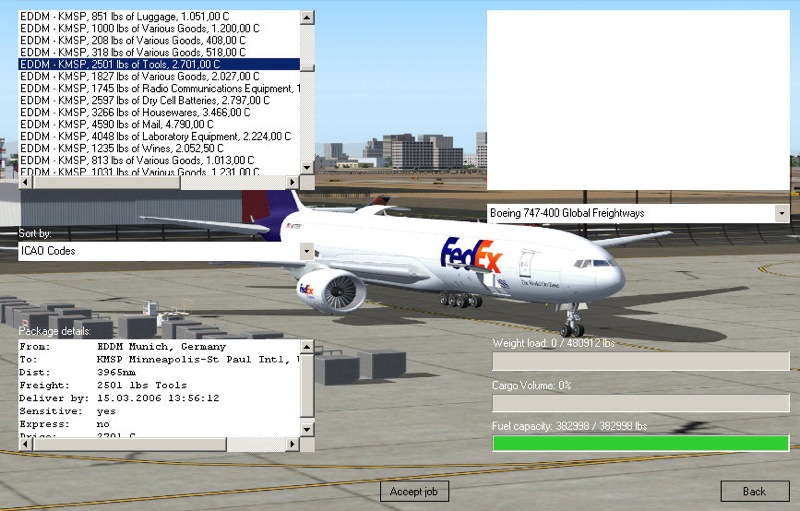 Cargo Pilot Airline Simulation Add-On for FSX & FS2004 by Just Flight