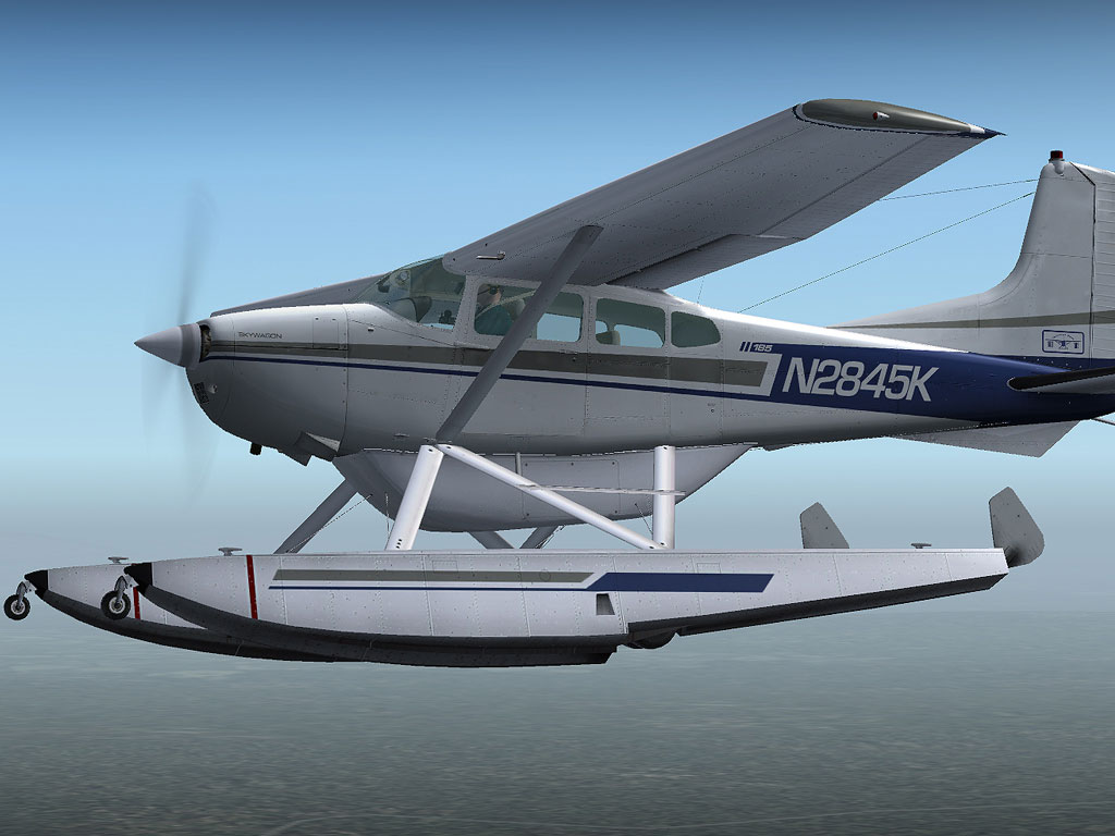 Cessna C185F Skywagon "Bush" for FS2004 by Carenado