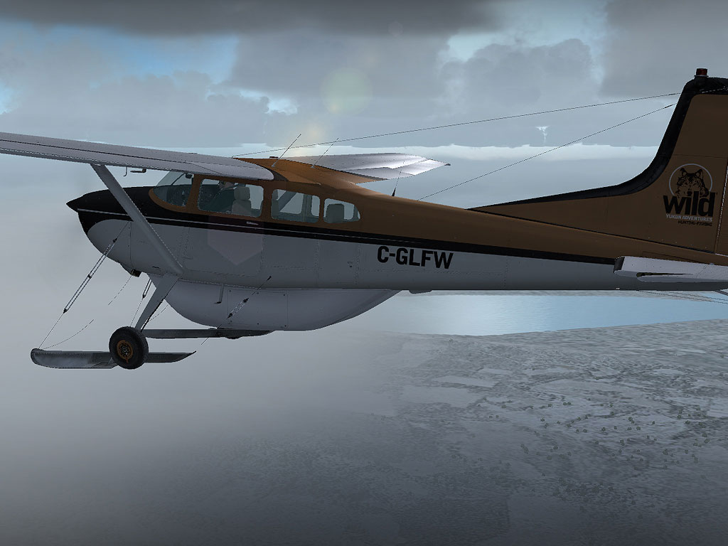 Cessna C185F Skywagon "Bush" for FS2004 by Carenado