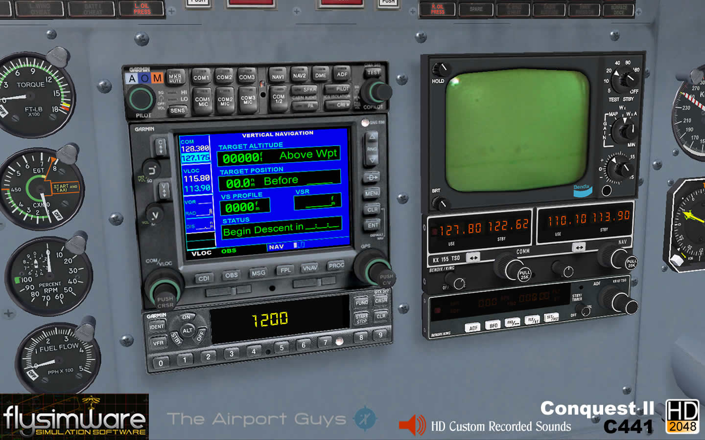 Cessna 441 Conquest II for FSX/P3D by Flysimware