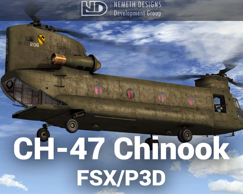 Boeing CH-47 Chinook for FSX/P3D by Nemeth Designs