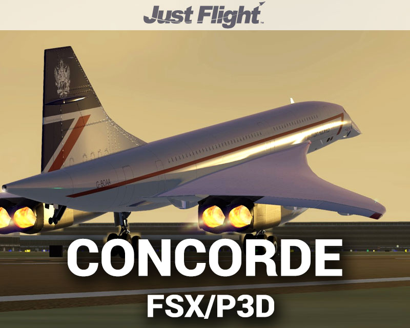 Concorde Add-on (DC Designs) for FSX & P3D by Just Flight