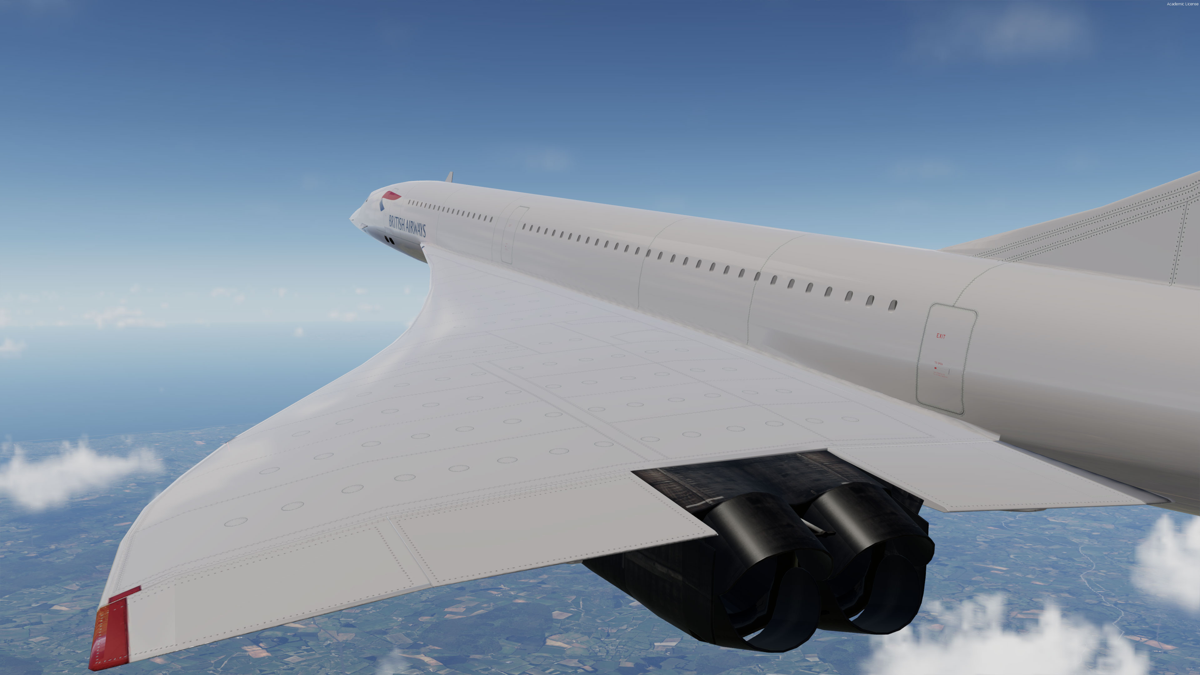 Concorde Add-on (DC Designs) for FSX & P3D by Just Flight