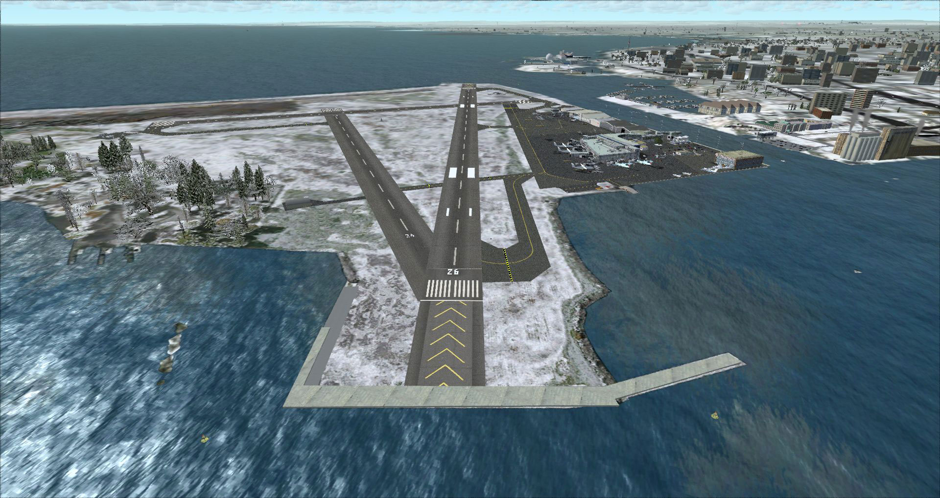 CYTZ Toronto City Airport Scenery for FSX/P3D by Final Approach Simulations