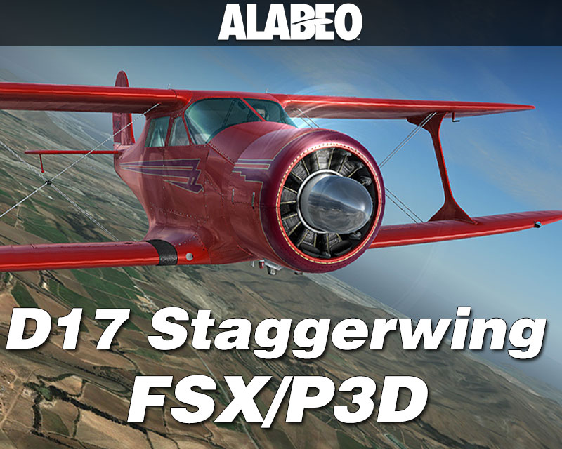 Beechcraft D17 Staggerwing for FSX/P3D by Alabeo