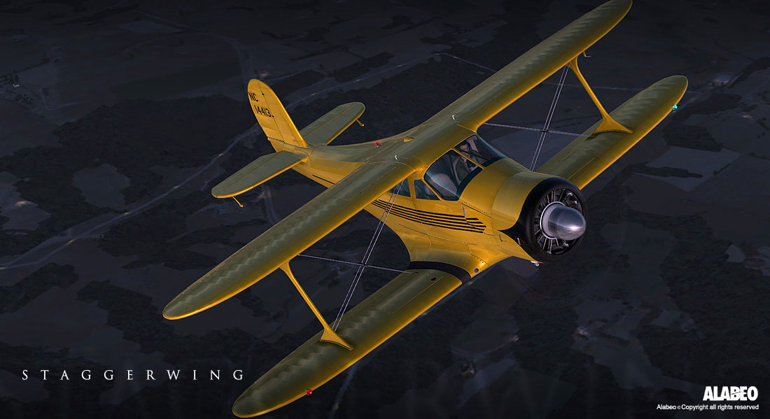 Beechcraft D17 Staggerwing for FSX/P3D by Alabeo