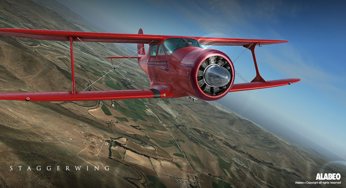 Beechcraft D17 Staggerwing for FSX/P3D by Alabeo