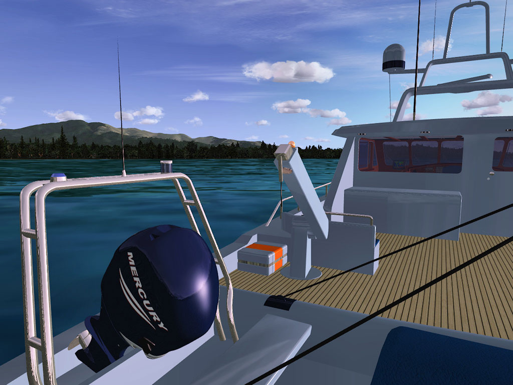 Daisy Motor Yacht Boat Add-On for FSX by Deltasim Studio