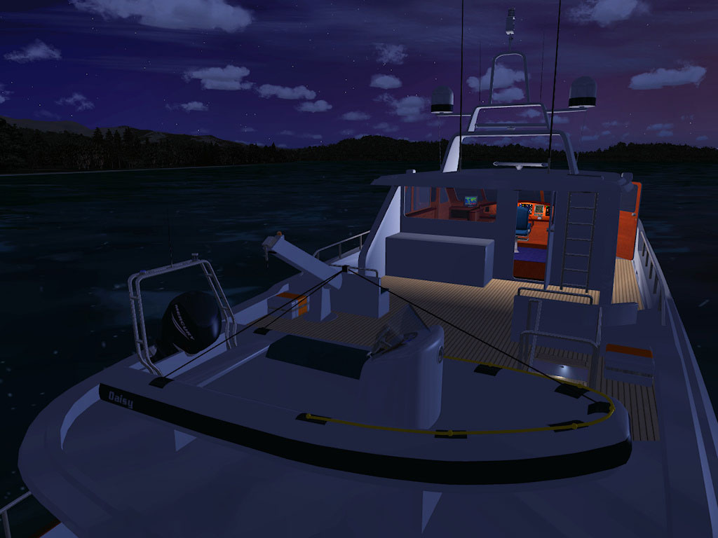 Daisy Motor Yacht Boat Add-On for FSX by Deltasim Studio