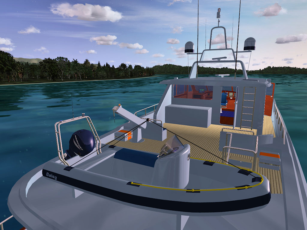 Daisy Motor Yacht Boat Add-On for FSX by Deltasim Studio