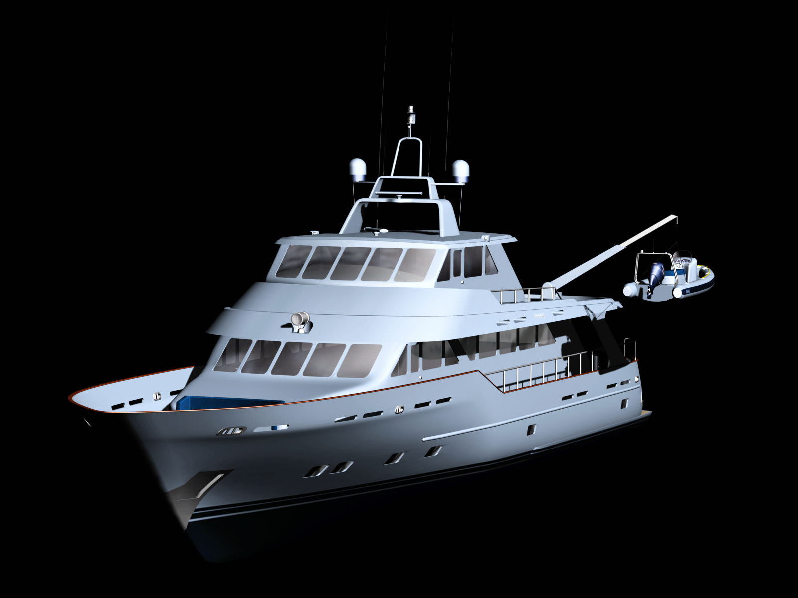 Daisy Motor Yacht Boat Add-On for FSX by Deltasim Studio