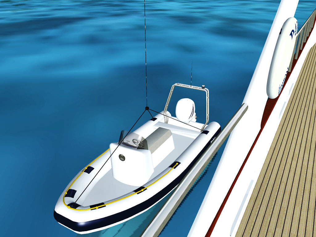 Daisy Motor Yacht Boat Add-On for FSX by Deltasim Studio