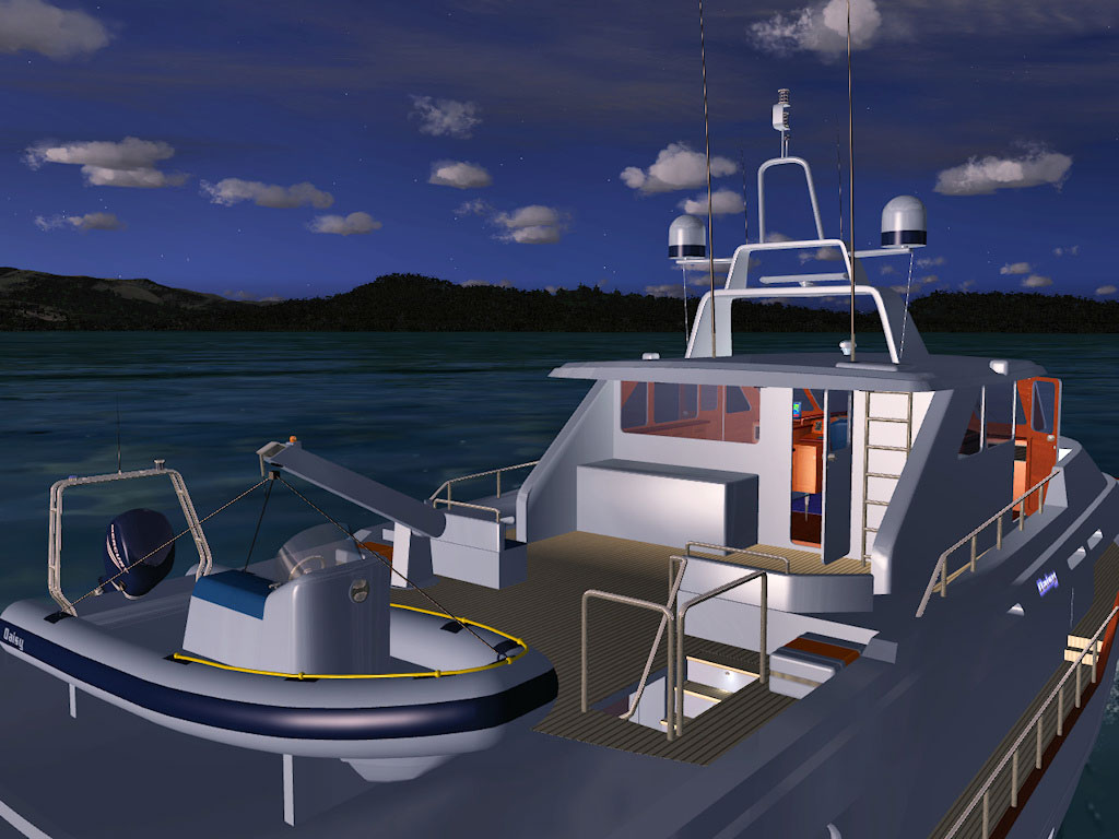 Daisy Motor Yacht Boat Add-On for FSX by Deltasim Studio