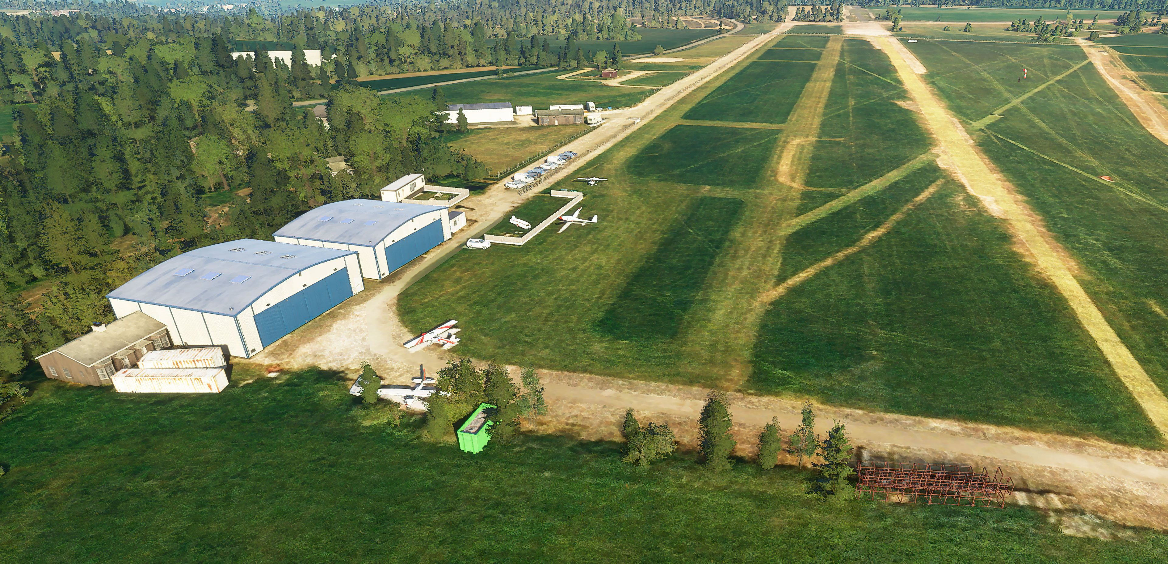 UK Airfields & Farm/Grass Strips Scenery Vol. 3 for MSFS by Neil Birch
