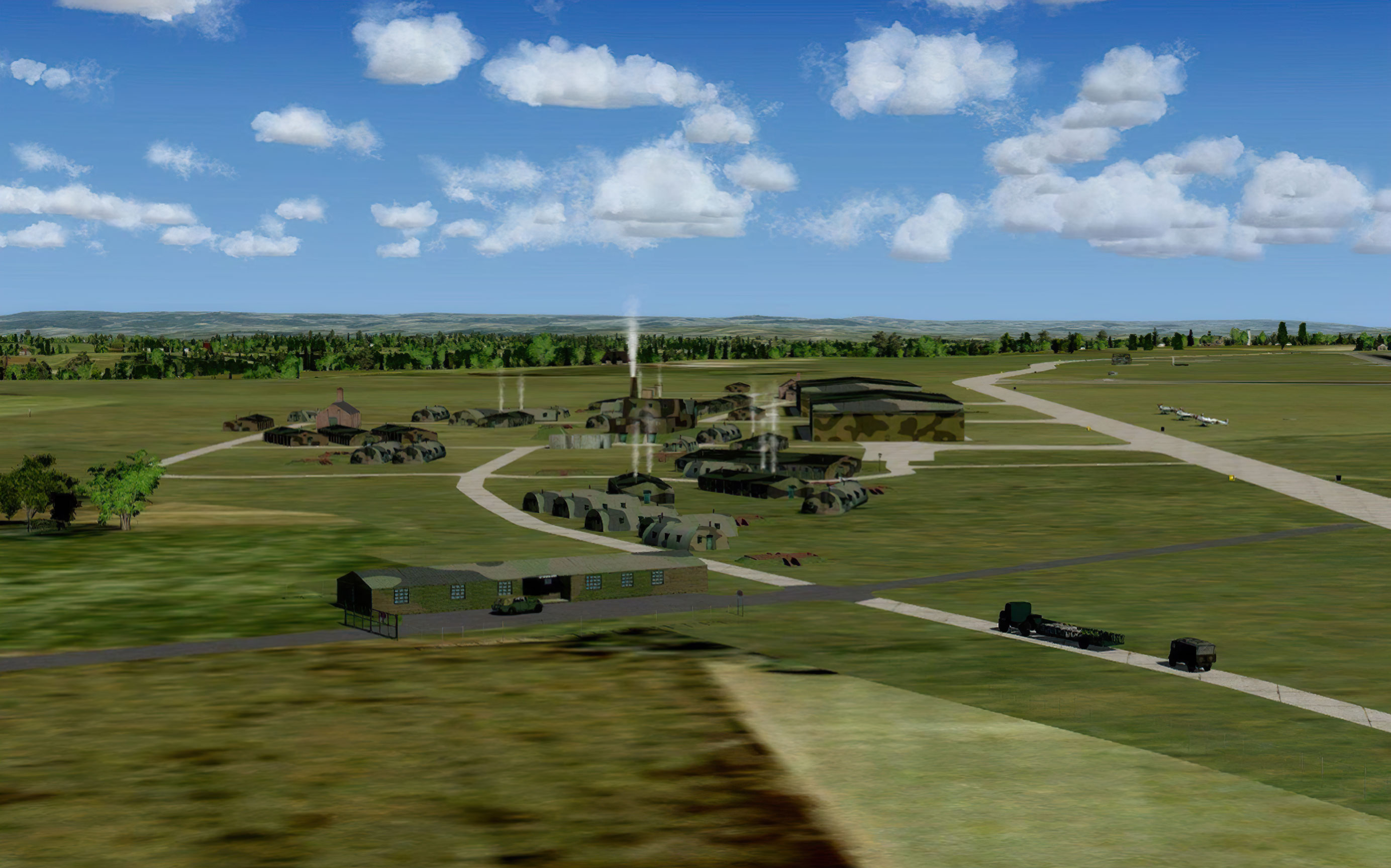 Free RAF Davidstow Moor Scenery for FSX/P3D by Team SDB
