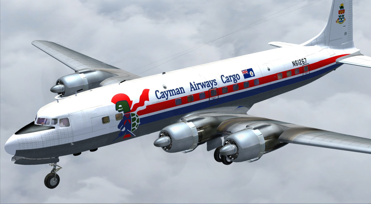 DC-6B Legends of Flight Cargo Expansion Pack for FSX by Just Flight