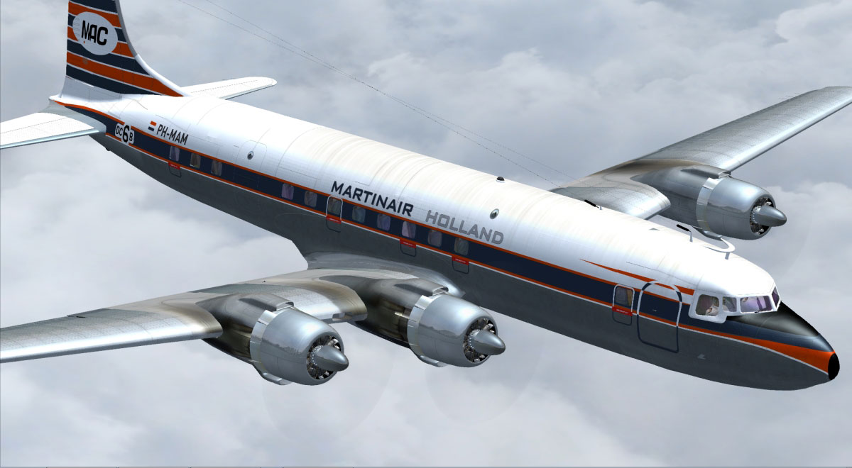 DC-6B Legends of Flight Cargo Expansion Pack for FSX by Just Flight