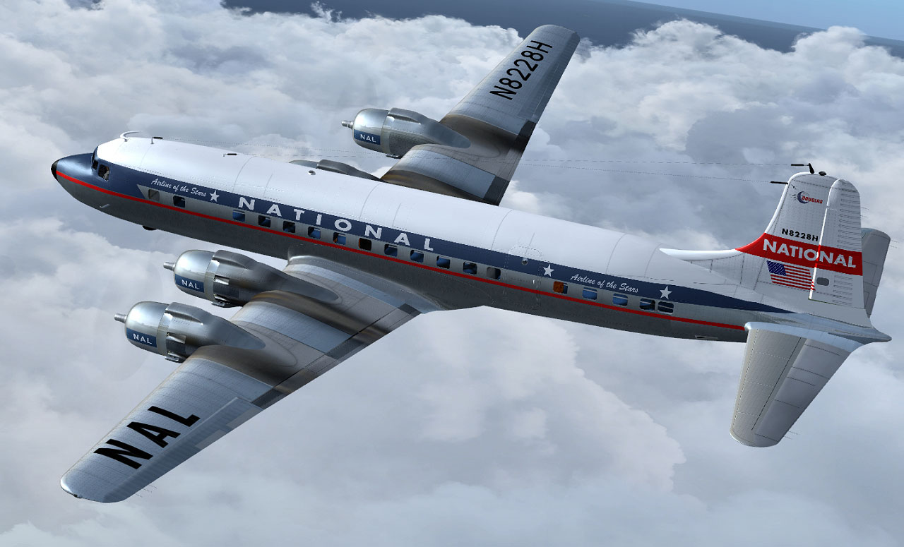 DC-6B Legends of Flight Expansion Pack for FSX by Just Flight