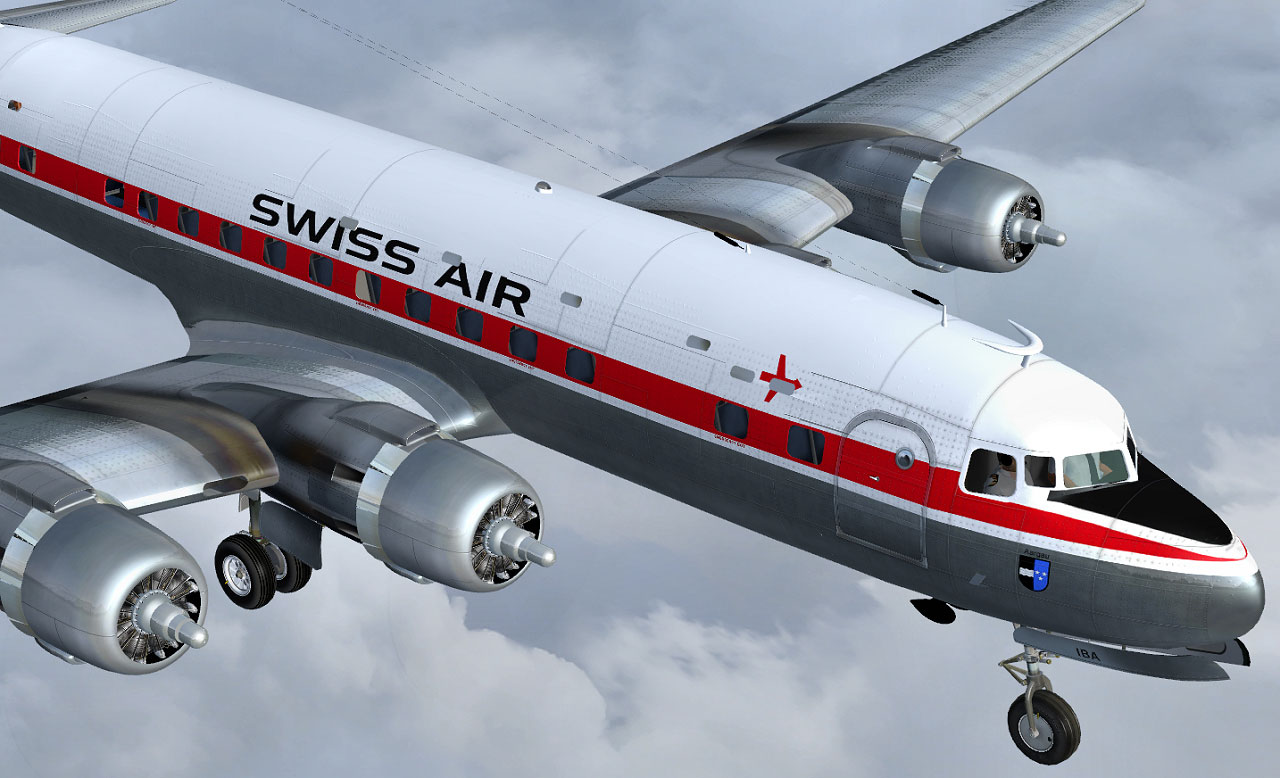 DC-6B Legends of Flight Expansion Pack for FSX by Just Flight