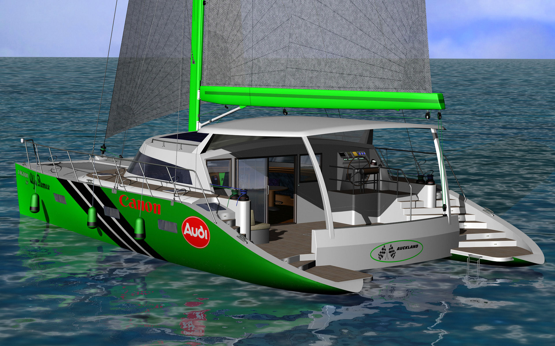 Sailing Catamaran for FSX by Deltasim Studio