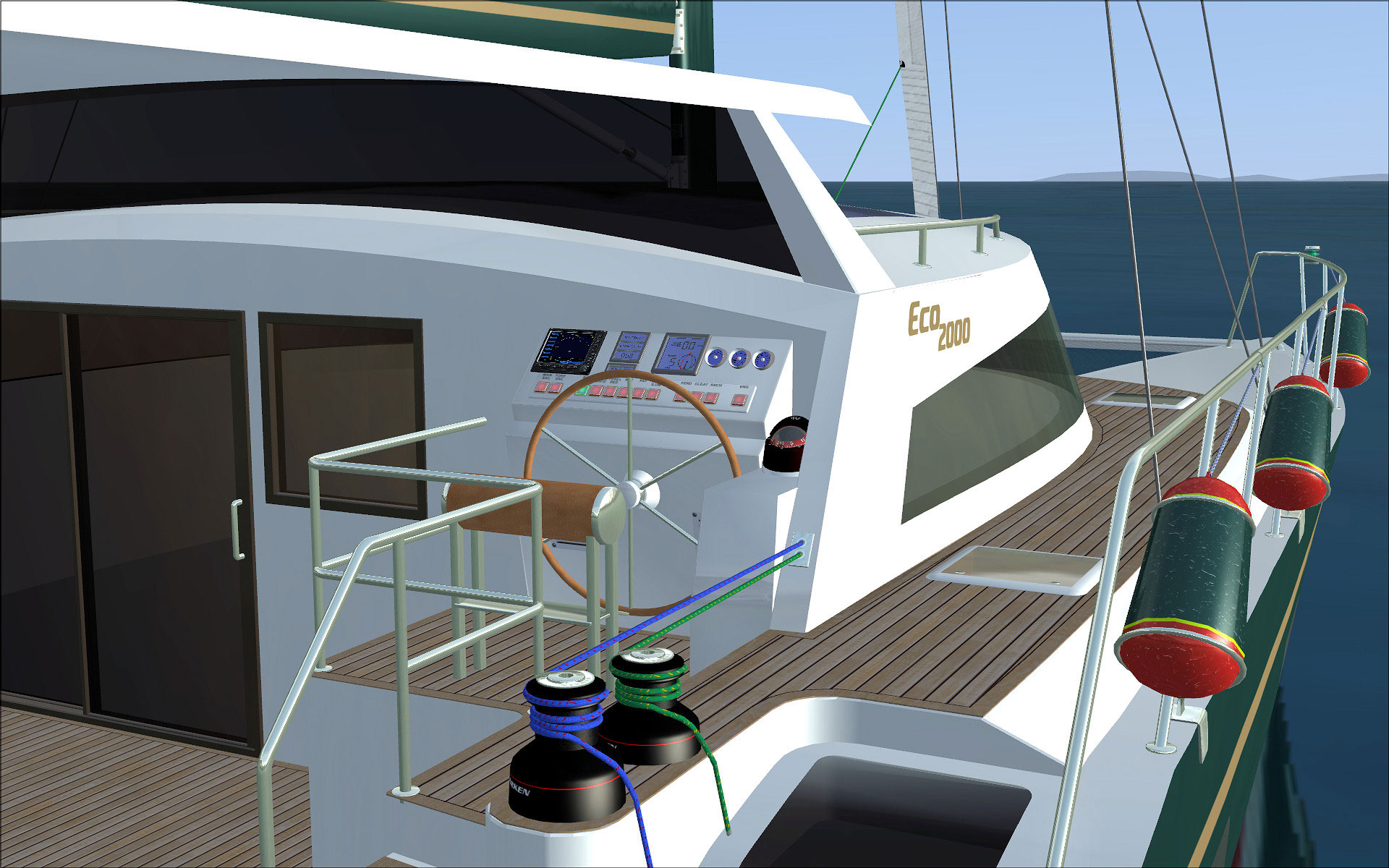 Sailing Catamaran for FSX by Deltasim Studio