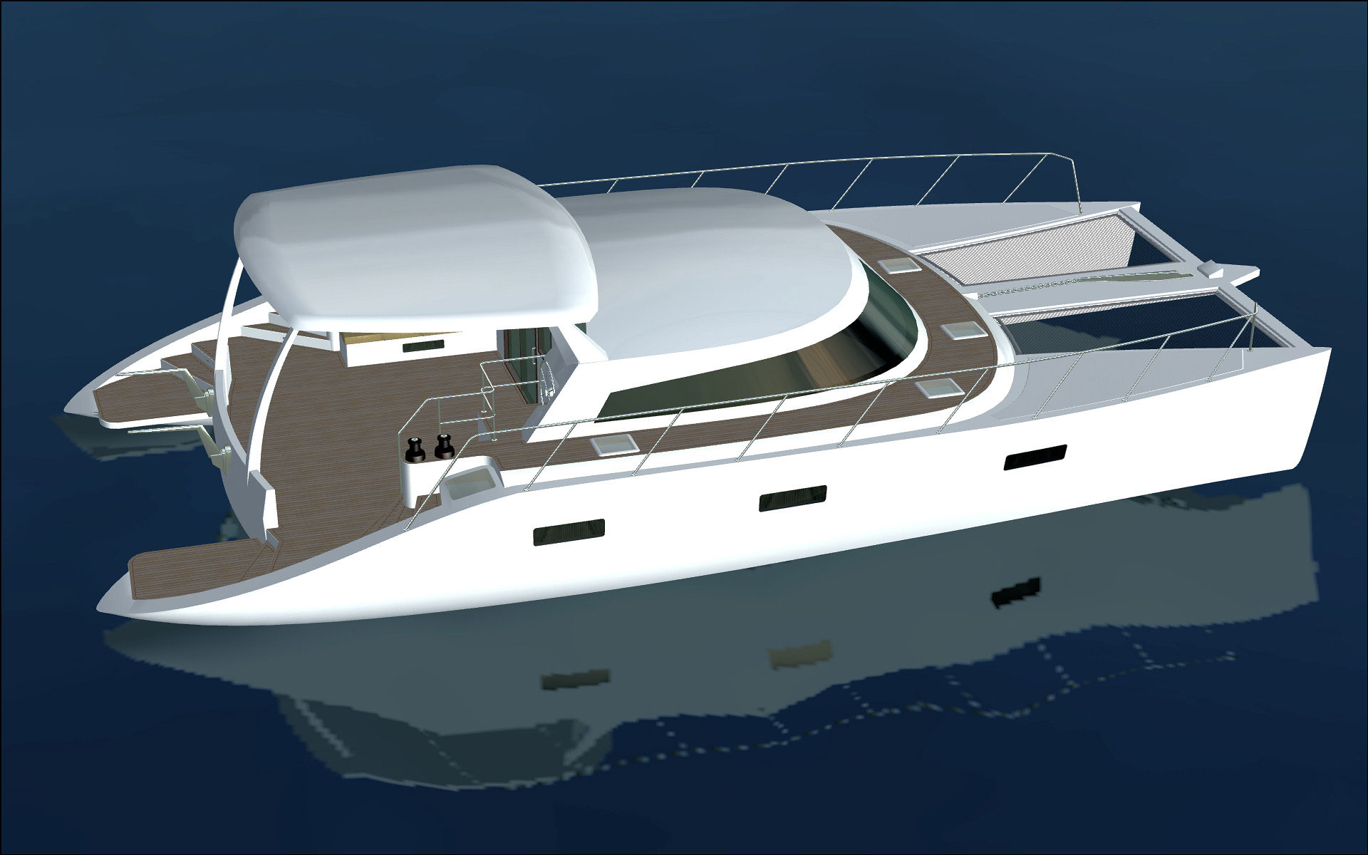 Sailing Catamaran for FSX by Deltasim Studio