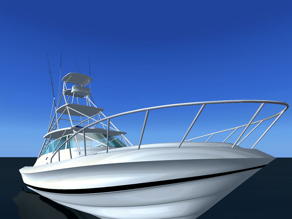 Cabo 45 Express Fishing Yacht for FSX by Deltasim Studio
