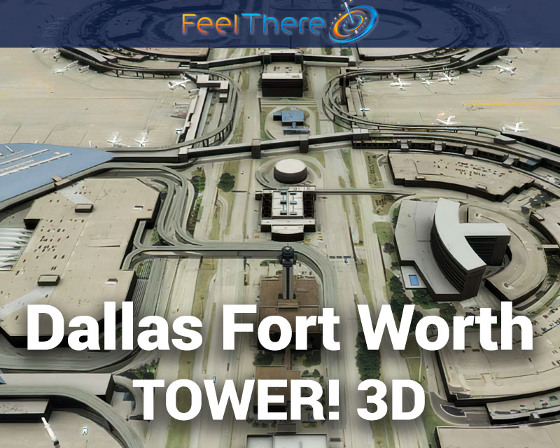 Dallas Fort Worth International (KDFW) Expansion for Tower! 3D by feelthere
