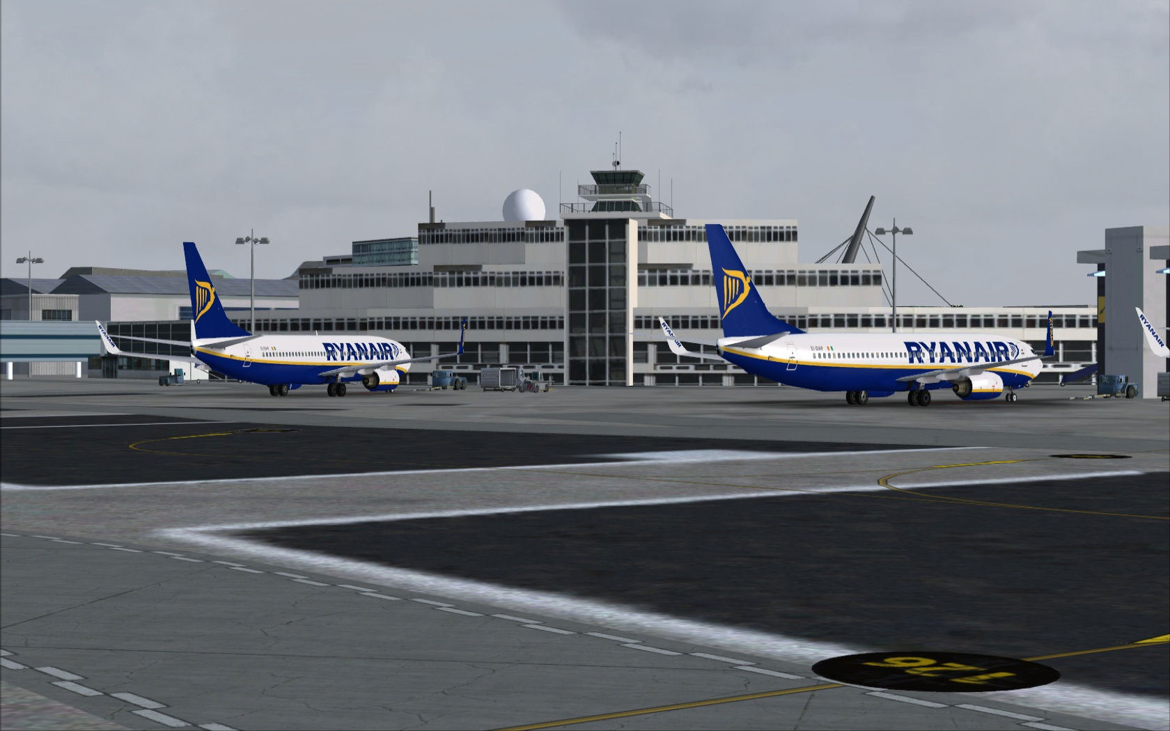 Dublin Airport (EIDW) Scenery for FSX by Fly Wonderful Islands