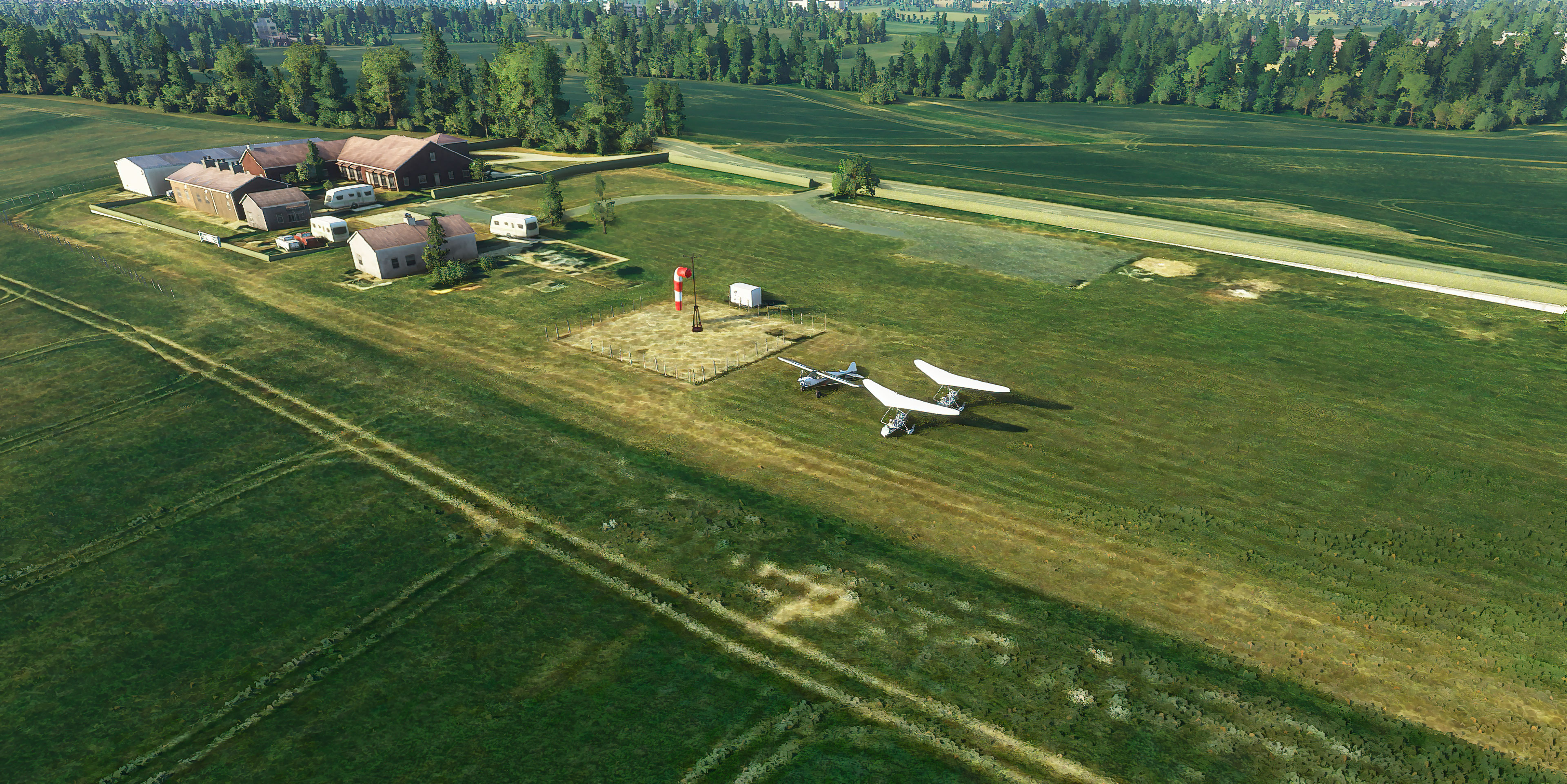 UK Airfields & Farm/Grass Strips Scenery Vol. 3 for MSFS by Neil Birch