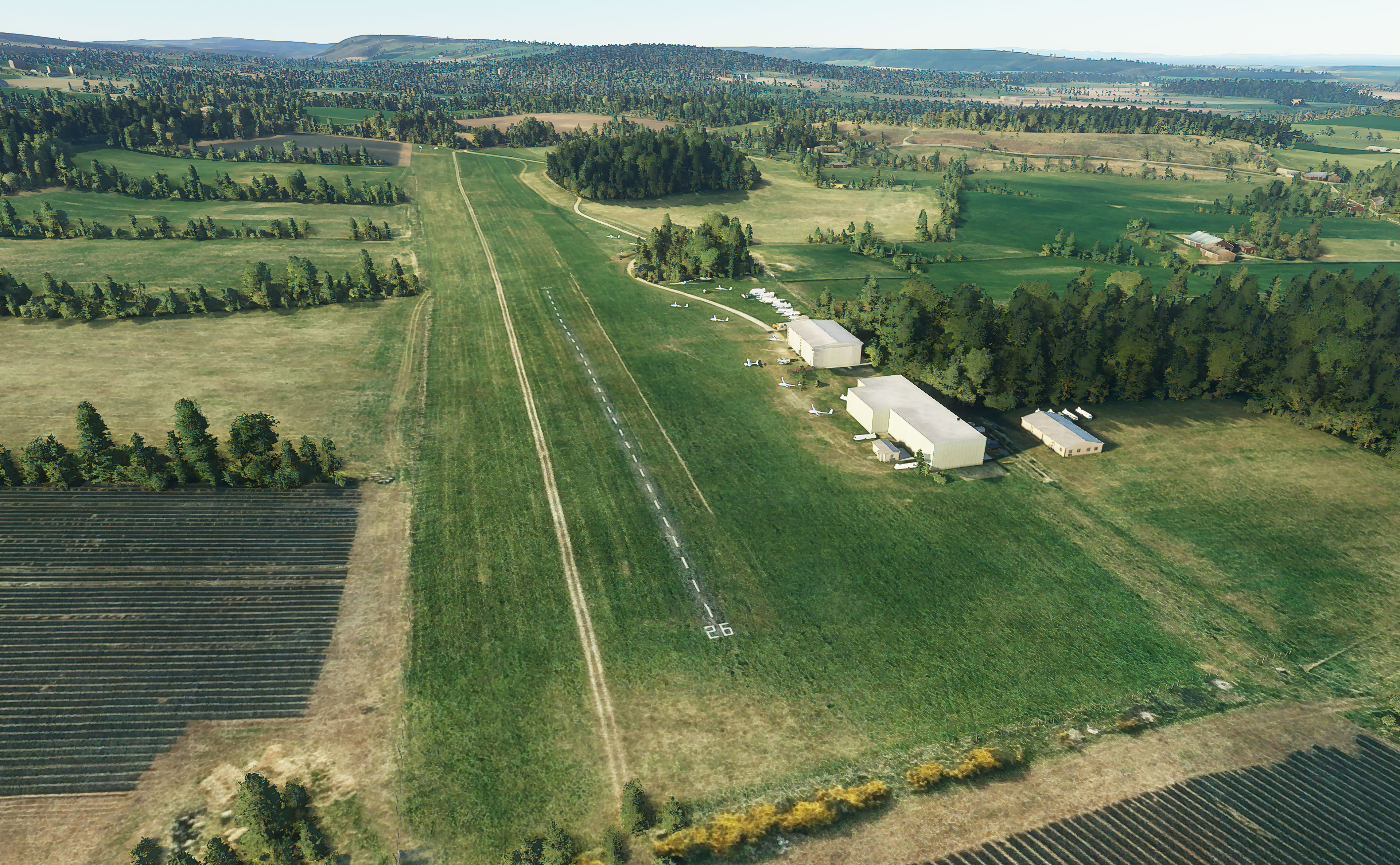 UK Airfields & Farm/Grass Strips Scenery Vol. 3 for MSFS by Neil Birch