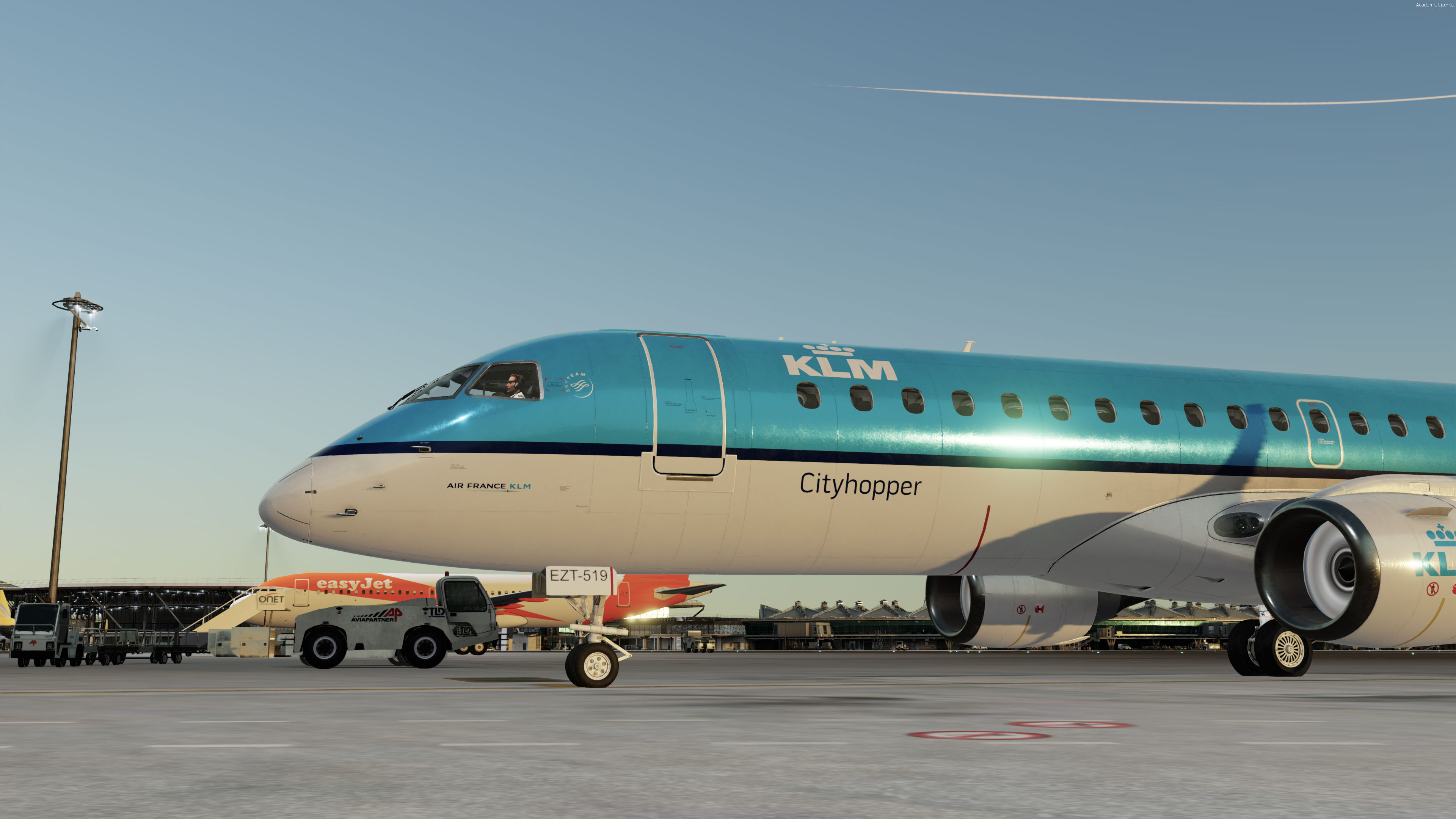 Embraer E-Jets E170 & E190 V3 for P3D by feelthere
