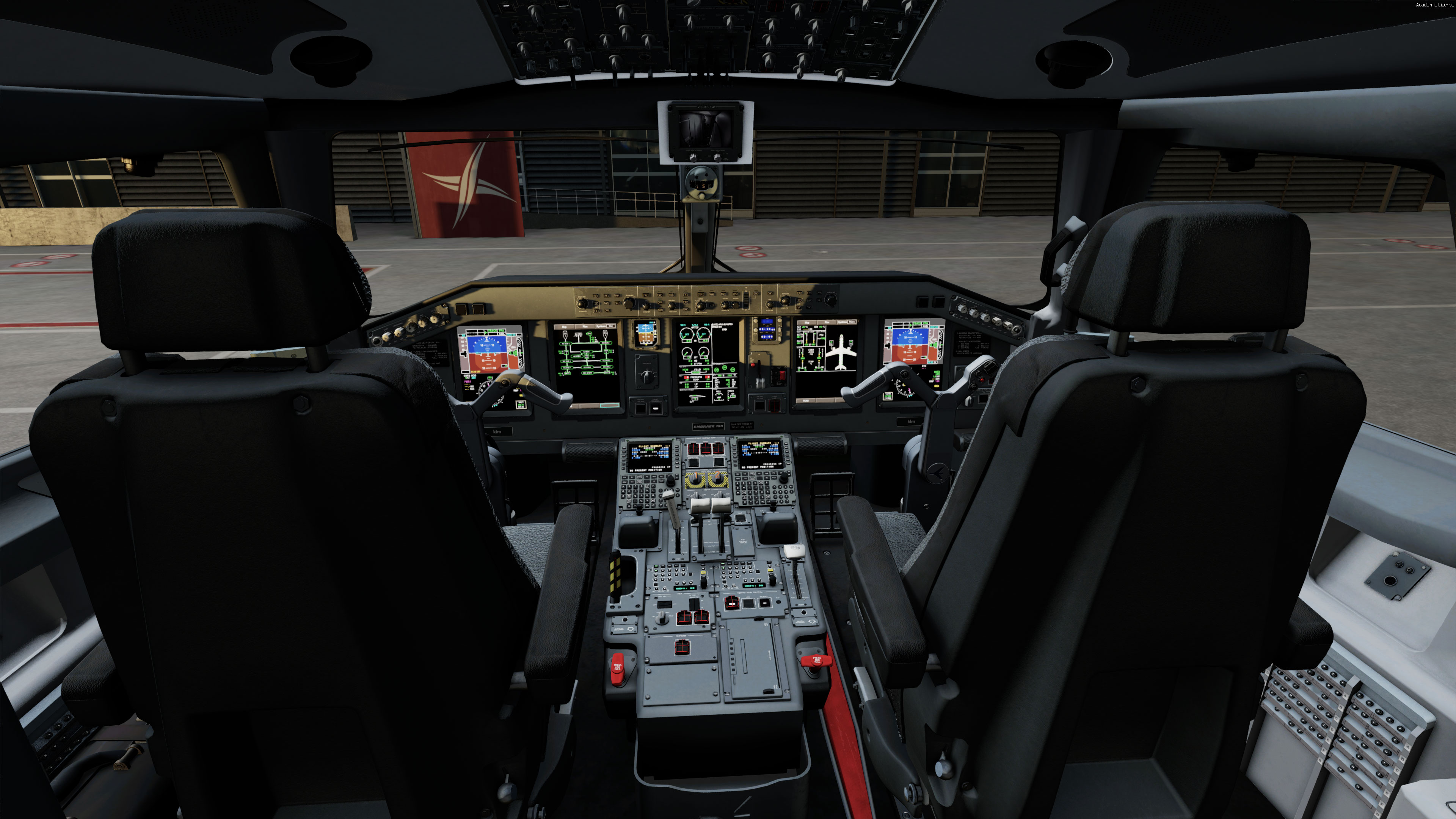 Embraer E-Jets E170 & E190 V3 for P3D by feelthere