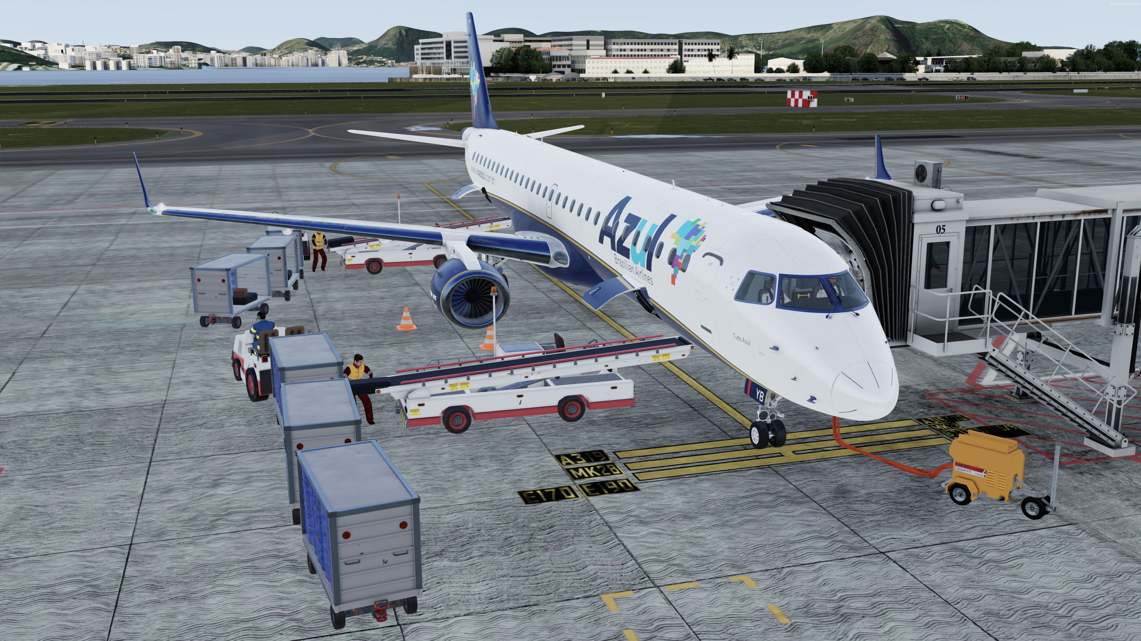 Embraer E-Jets E175 & E195 V3 for P3D by feelthere