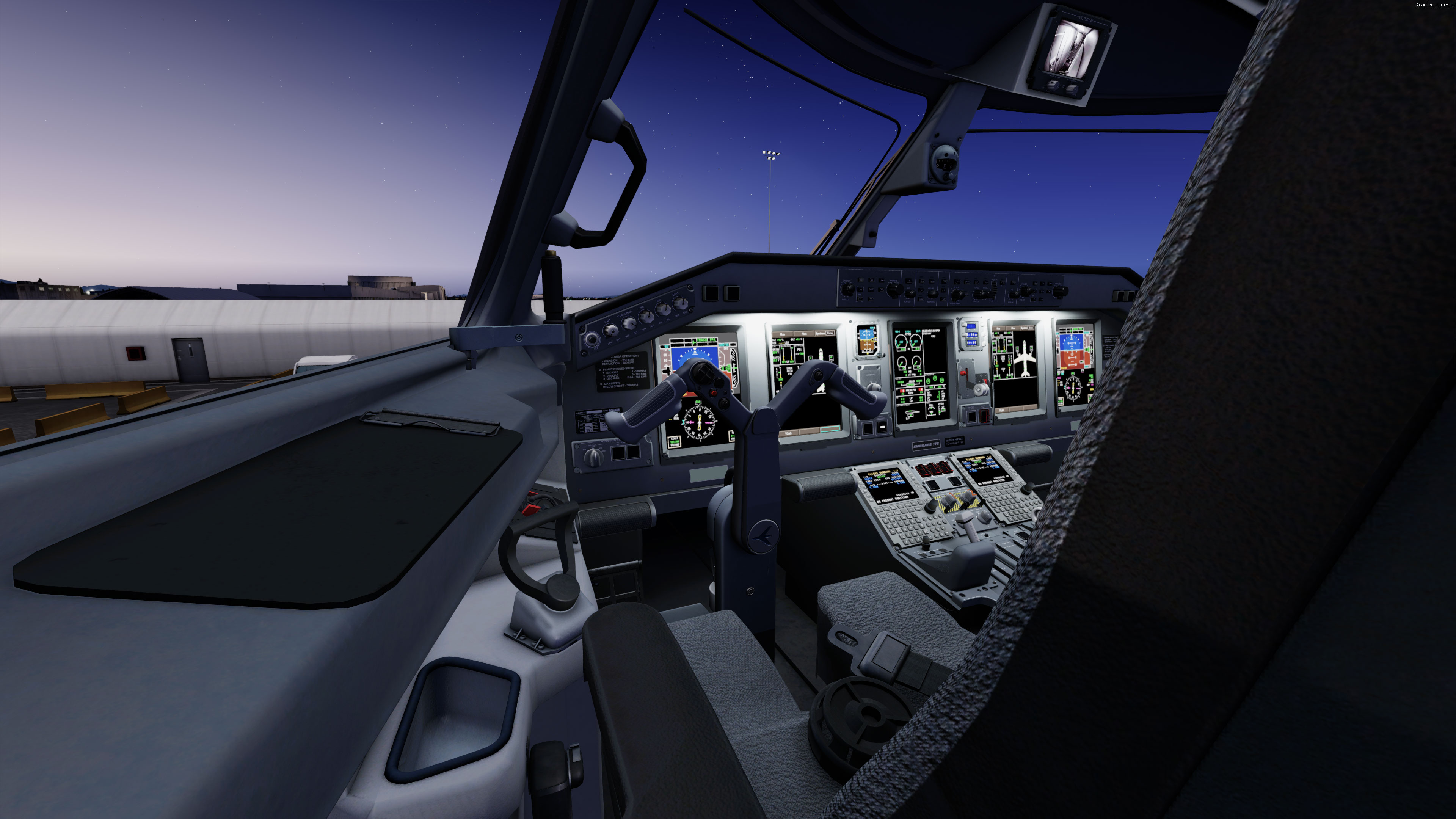 Embraer E-Jets E175 & E195 V3 for P3D by feelthere
