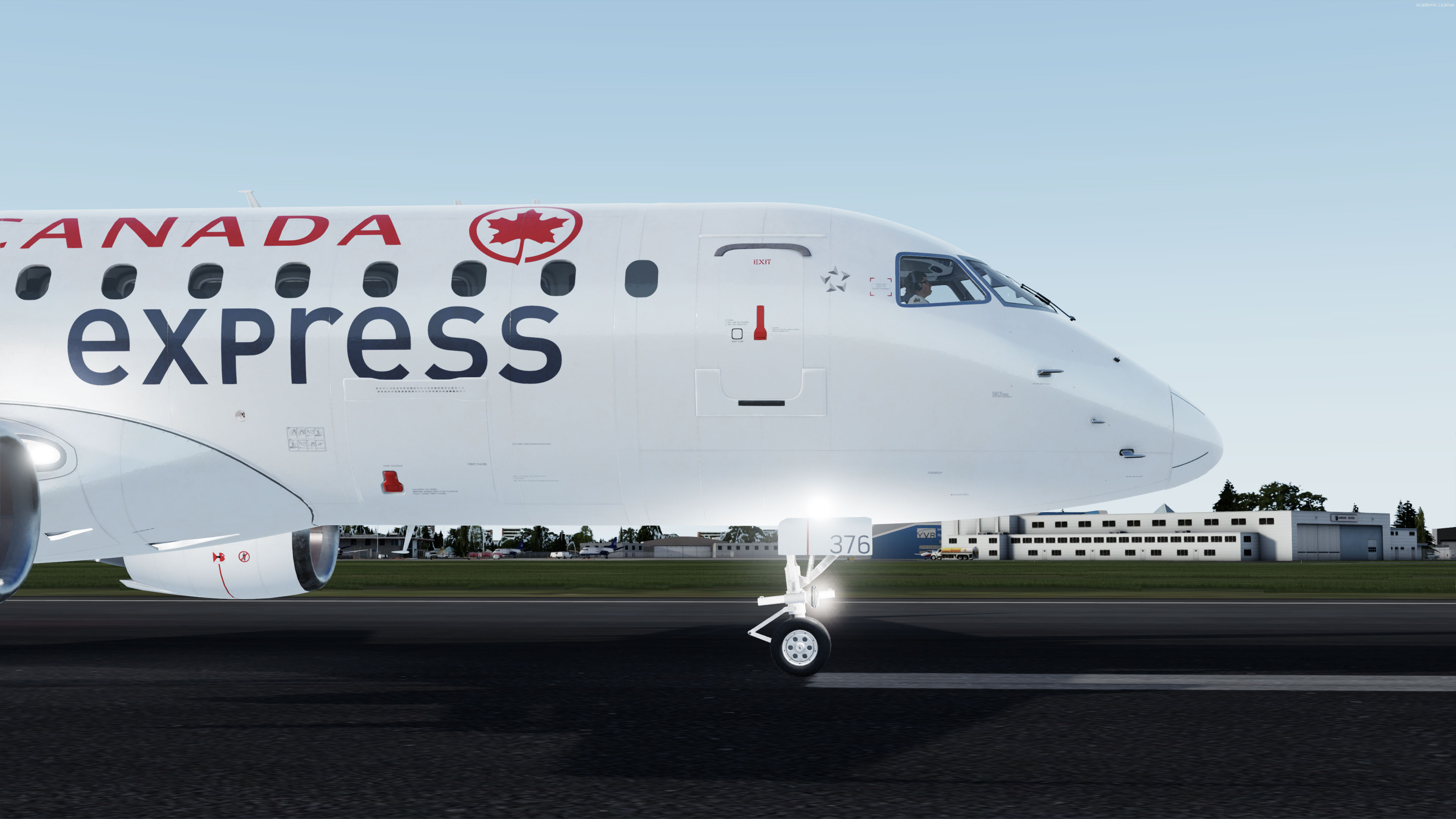 Embraer E-Jets E175 & E195 V3 for P3D by feelthere