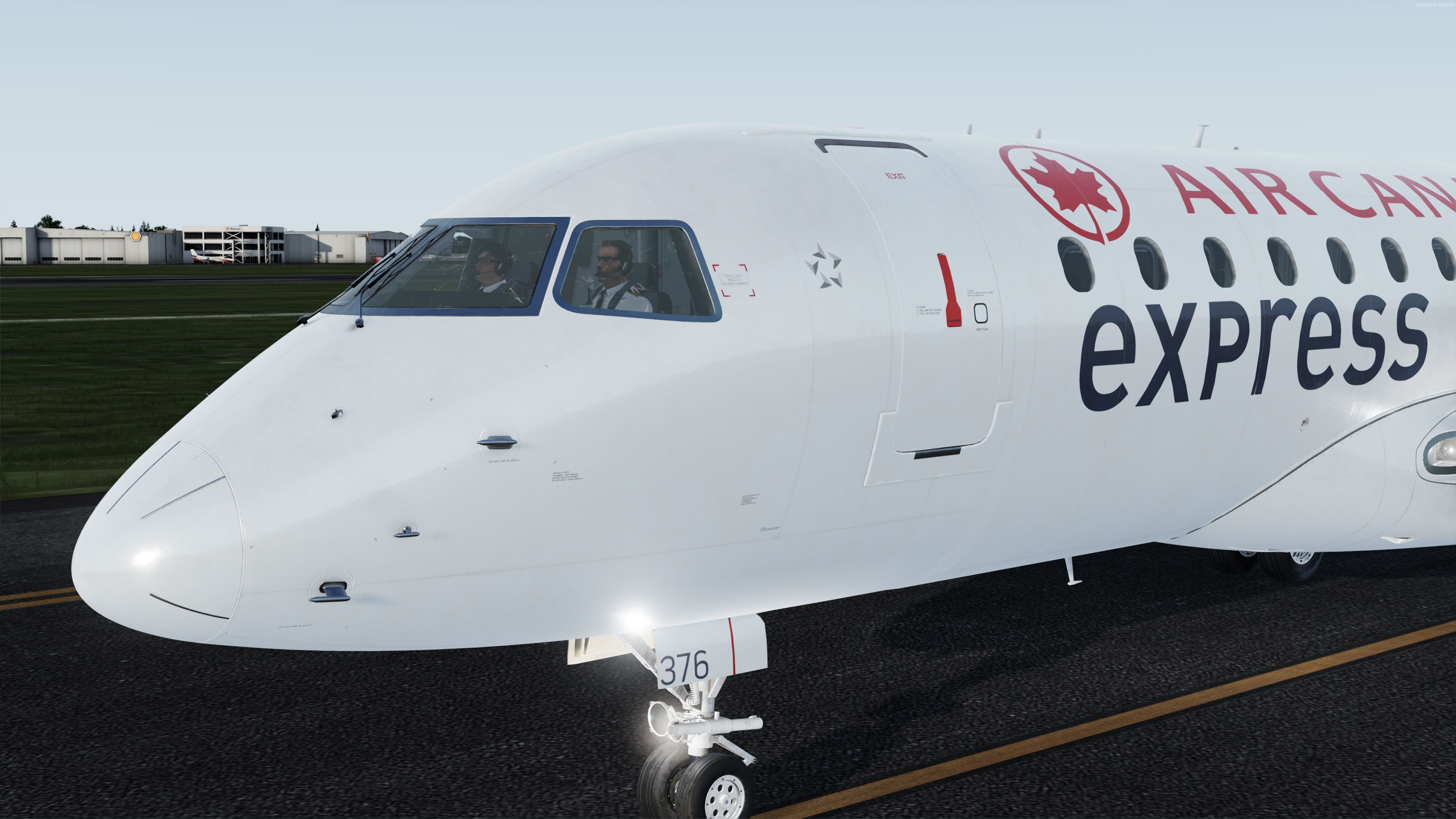 Embraer E-Jets E175 & E195 V3 for P3D by feelthere