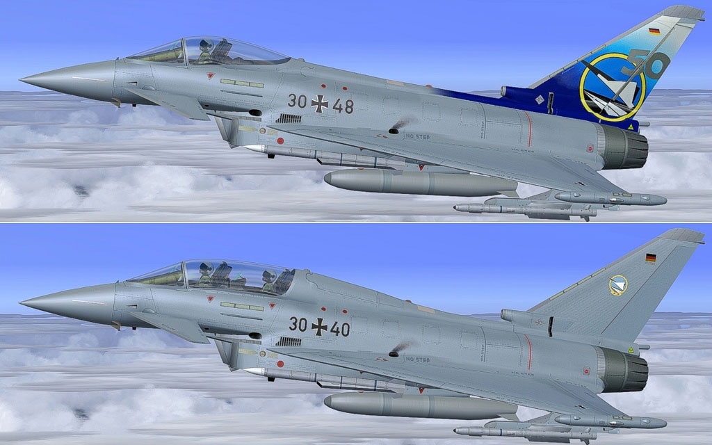 Eurofighter Typhoon Professional 2 for FSX/FS2004 by AFS-Design