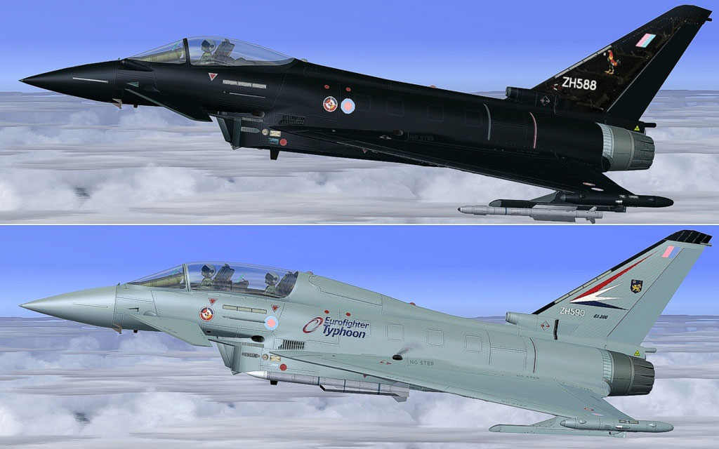 Eurofighter Typhoon Professional 2 for FSX/FS2004 by AFS-Design